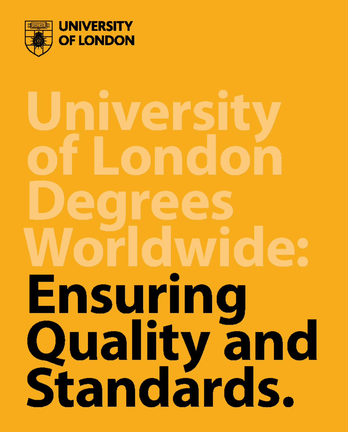 4. Ensuring Quality and Standards Uo L - University of London Degrees ...