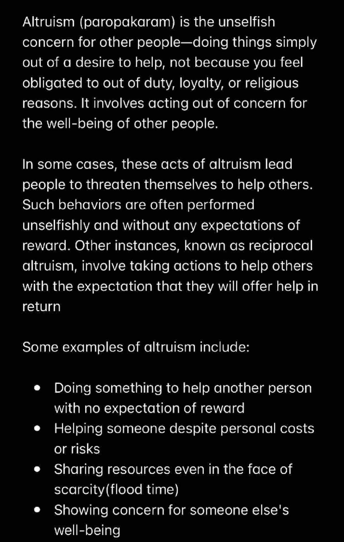 Adobe Scan 15 Oct 2023 - Altruism (paropakaram) is the unselfish ...
