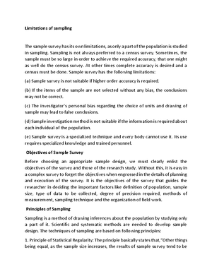 Steps in sample design - STEPS IN SAMPLE DESIGN Defining-the-Target ...