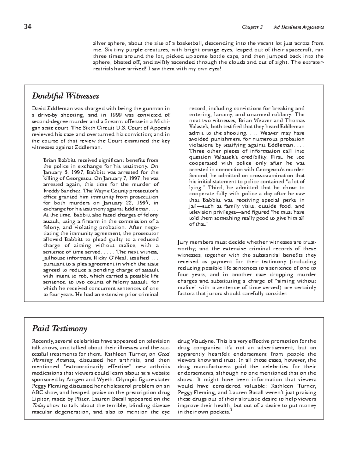 55 - Hello - 34 Chapter 3 Ad Hominem Arguments silver sphere, about the ...