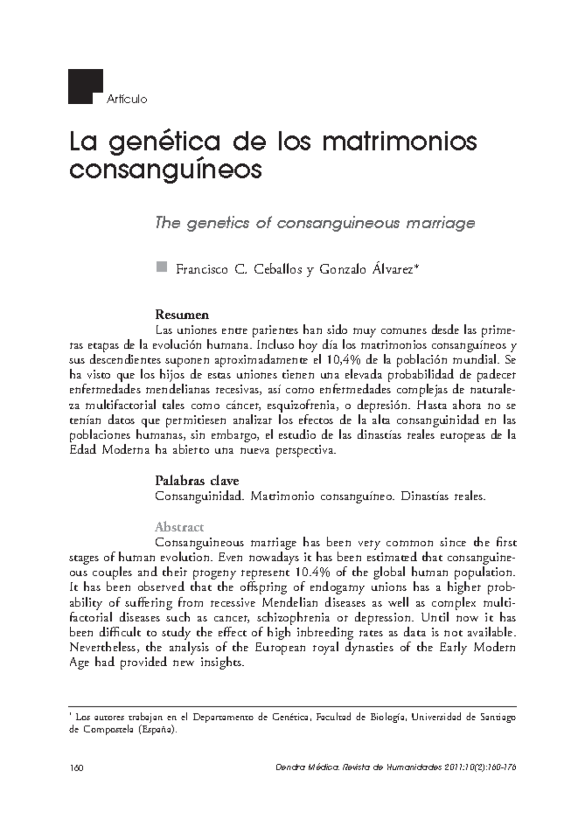 Matrimonios consanguineos genetica - La genética de los matrimonios ...