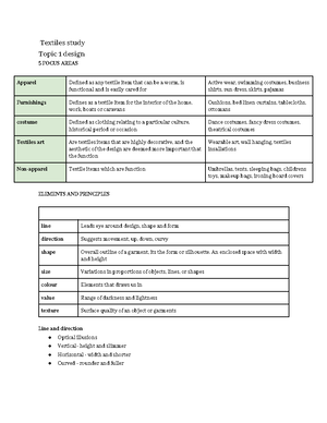 Prelim- Textiles and Design Theory - Textiles and Design Theory ...