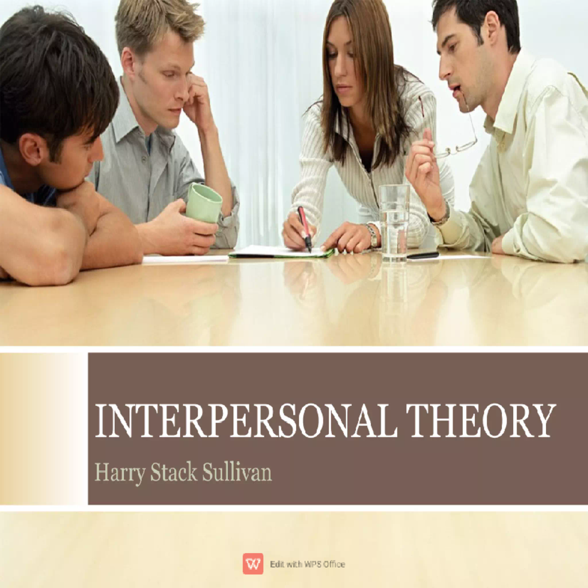 Interpersonal Theory - Recommended - INTERPERSONAL THEORY Harry Stack ...