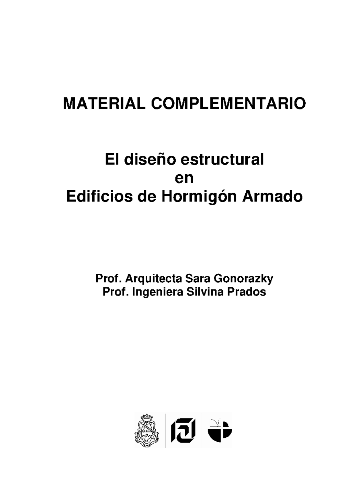 Diseño Estructural para Ucasal - MATERIAL COMPLEMENTARIO El diseño estructural en Edificios de ...