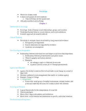Chapter 4 Recognizing Culture - SOC 131 - Studocu