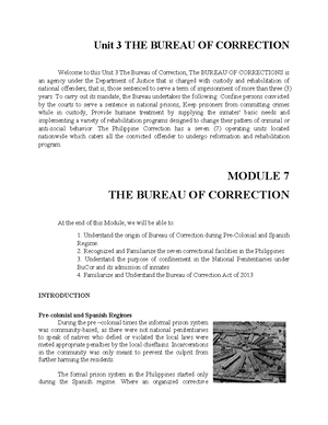 Midterm Module Institutional Correction - INSTITUTIONAL CORRECTIONS ...