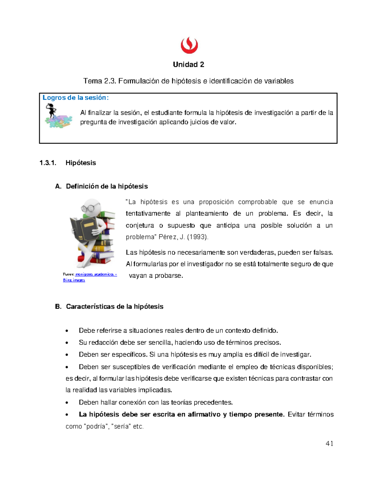Ultimo - Iwiwiw - Unidad 2 Tema 2. Formulación de hipótesis e ...