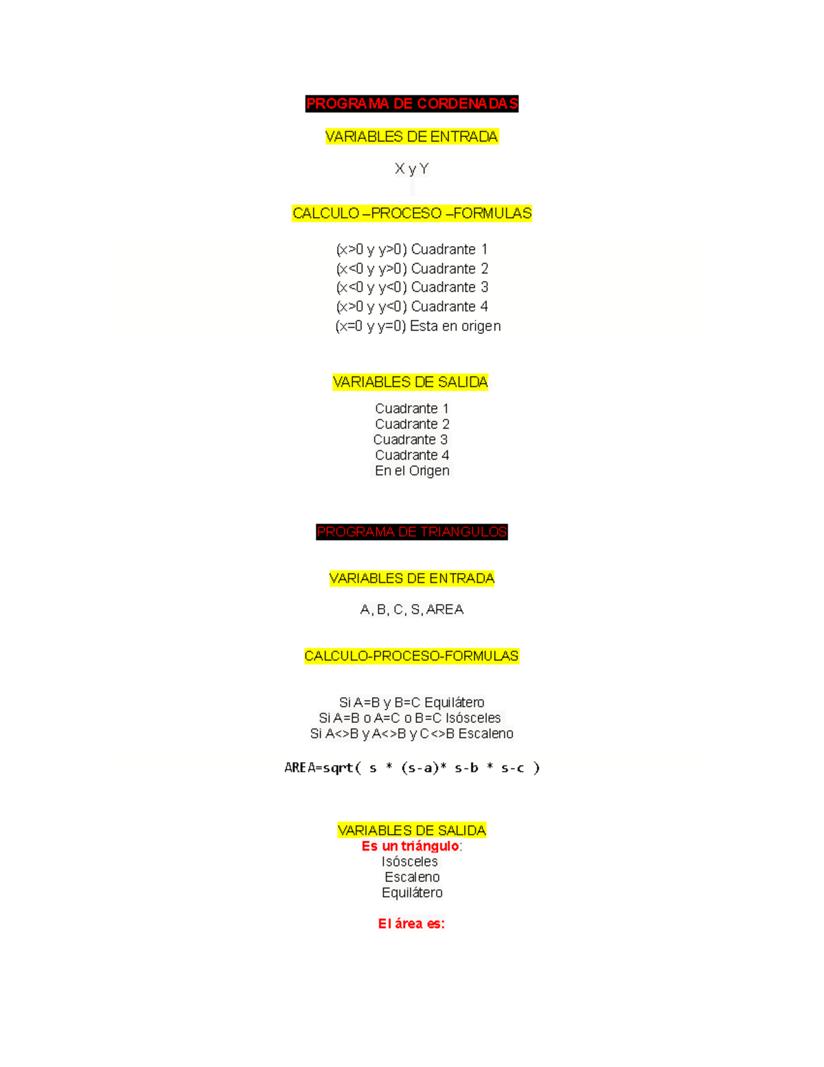 Análisis de Entradas-Procesos-Salidas - PROGRAMA DE CORDENADAS ...