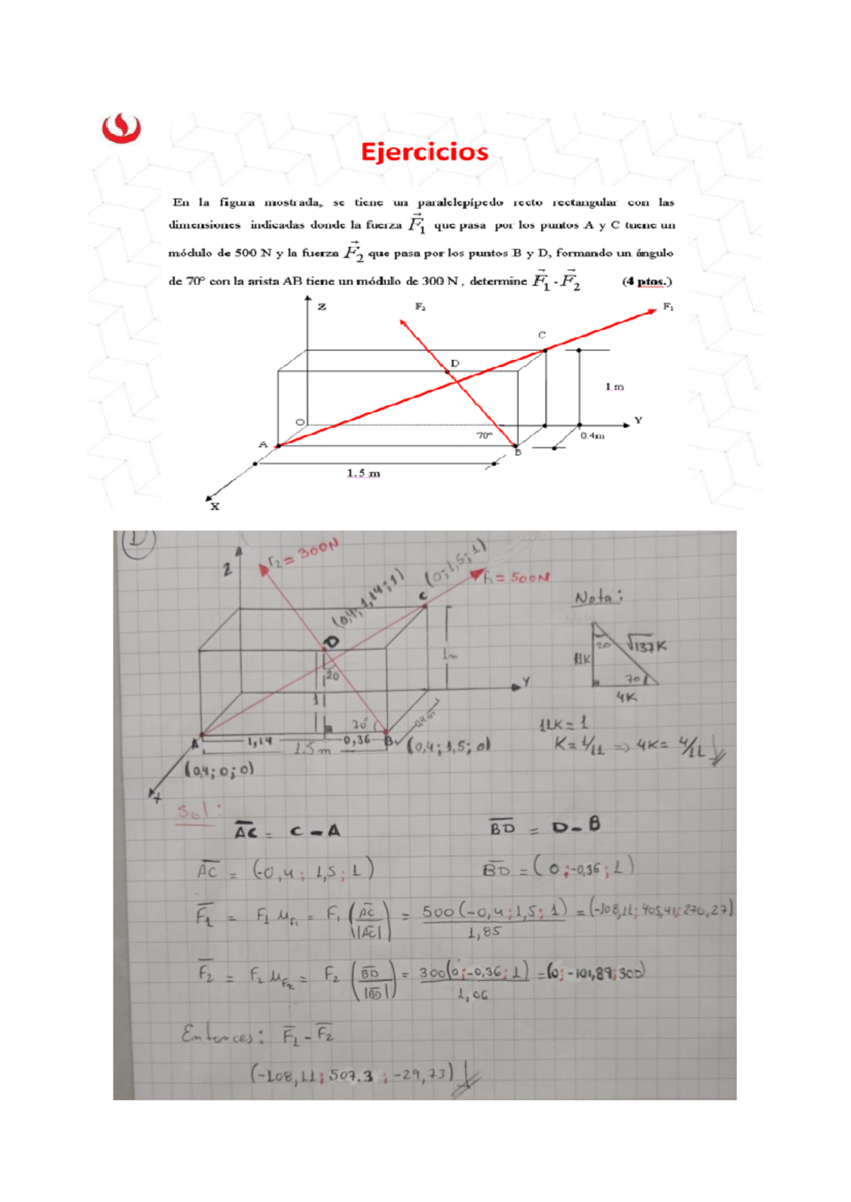 Tarea 01 - Estática - Studocu
