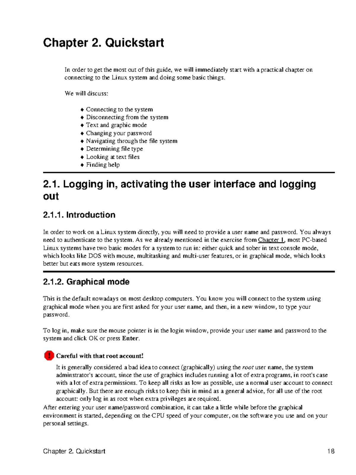 Linux Chapter 2 - Suny - Chapter 2. Quickstart In order to get the most out of this guide, we ...