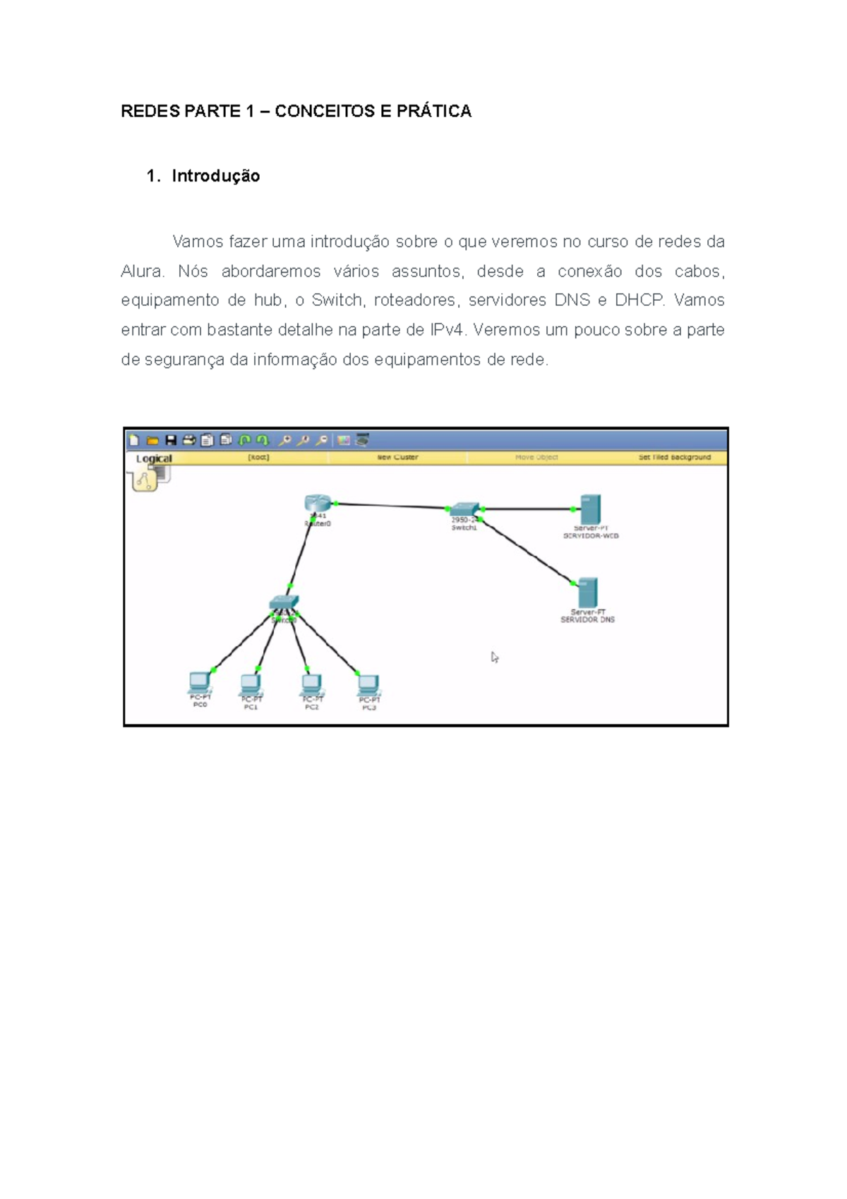Curso de Redes de Computadores - REDES PARTE 1 – CONCEITOS E PRÁTICA ...