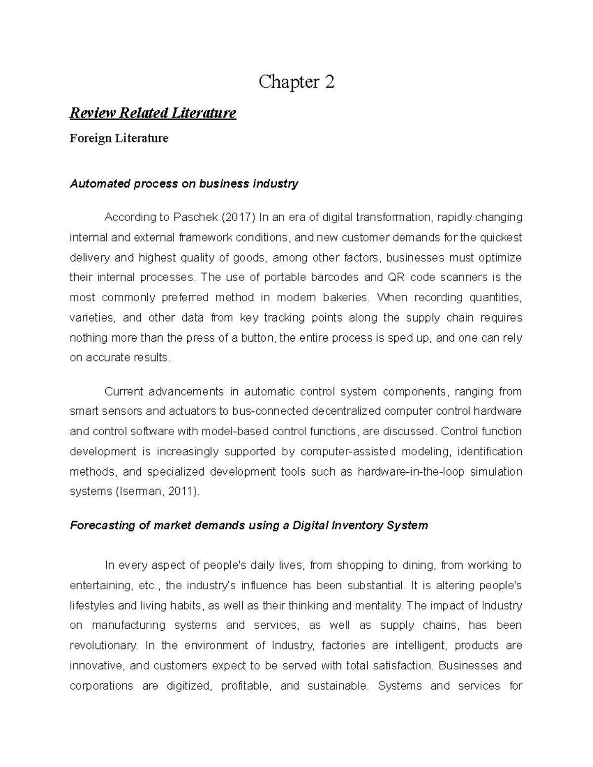 Chapter-2 - none - Chapter 2 Review Related Literature Foreign ...