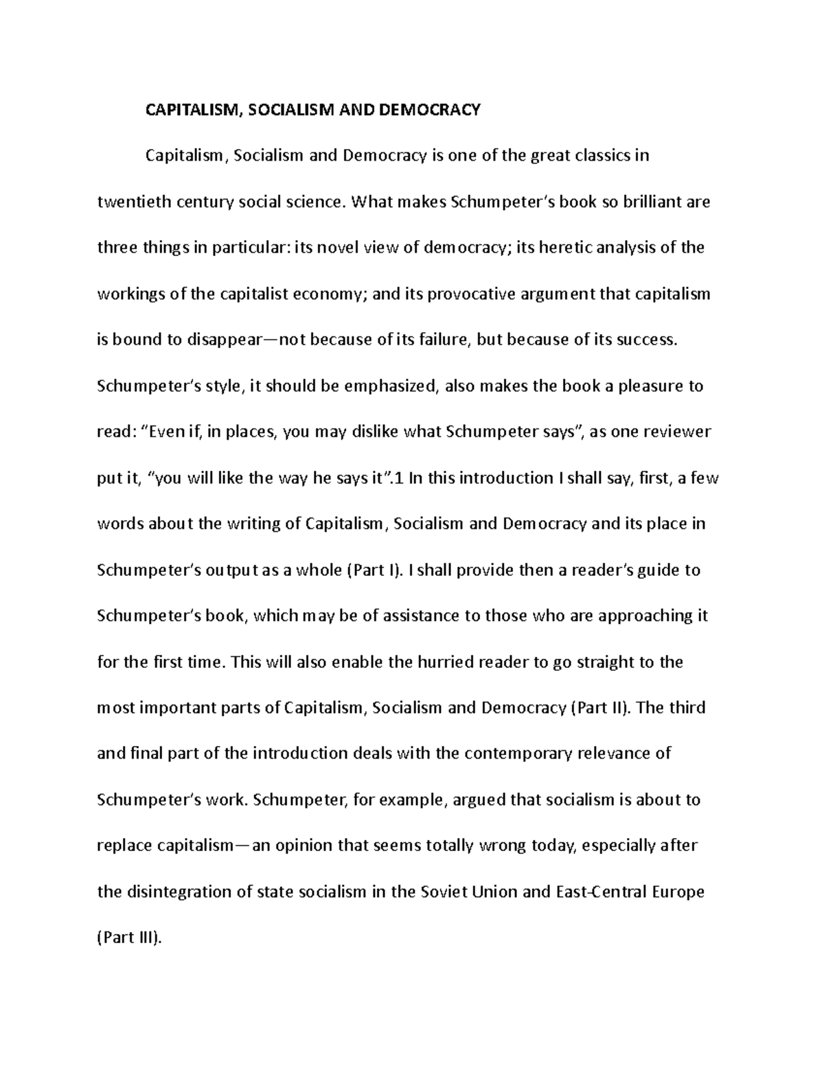 AP-SOSC-2340 Capitalsim, Socialism and Democracy Intro - CAPITALISM ...