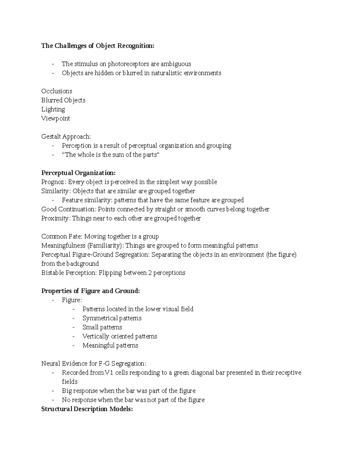 Week 7 Object Recognition - The Challenges of Object Recognition: The ...