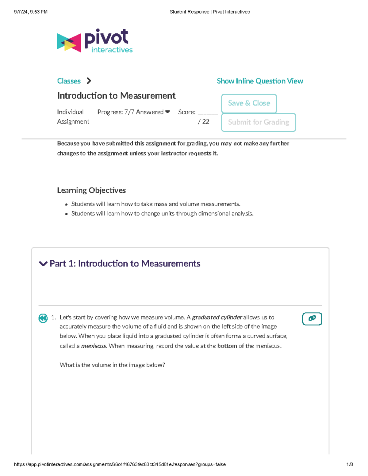 Student Response Pivot Interactives 2 - Classes Show Inline Queson View Introducon to ...