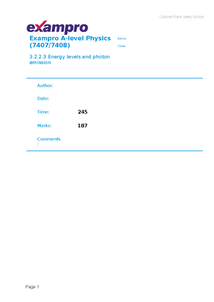 Physics fast-track ipe senior inter - Physics HL - Studocu