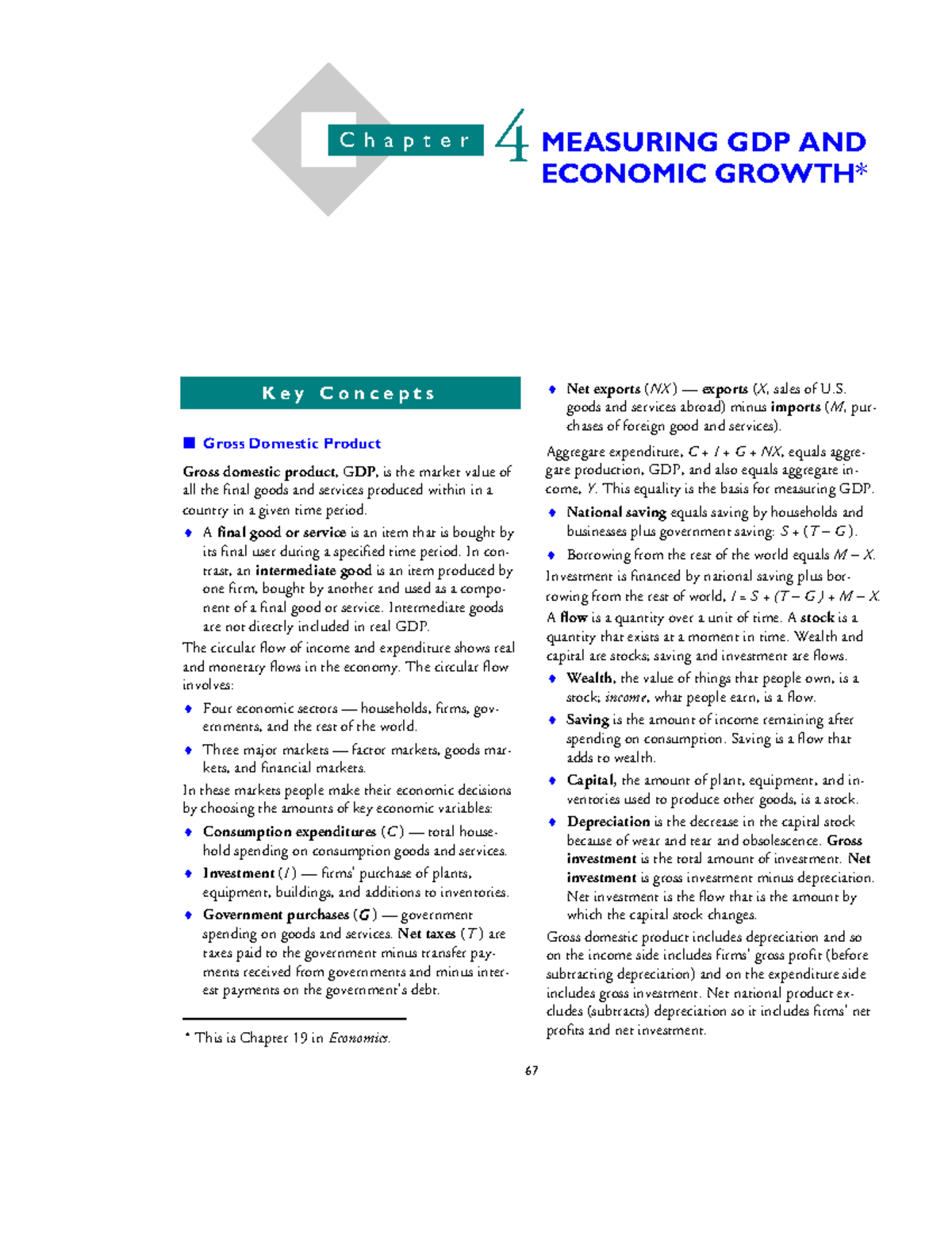 E STAT GDP - Copy - They are lecture notes for GDP AND INCOME - 67 4 ...