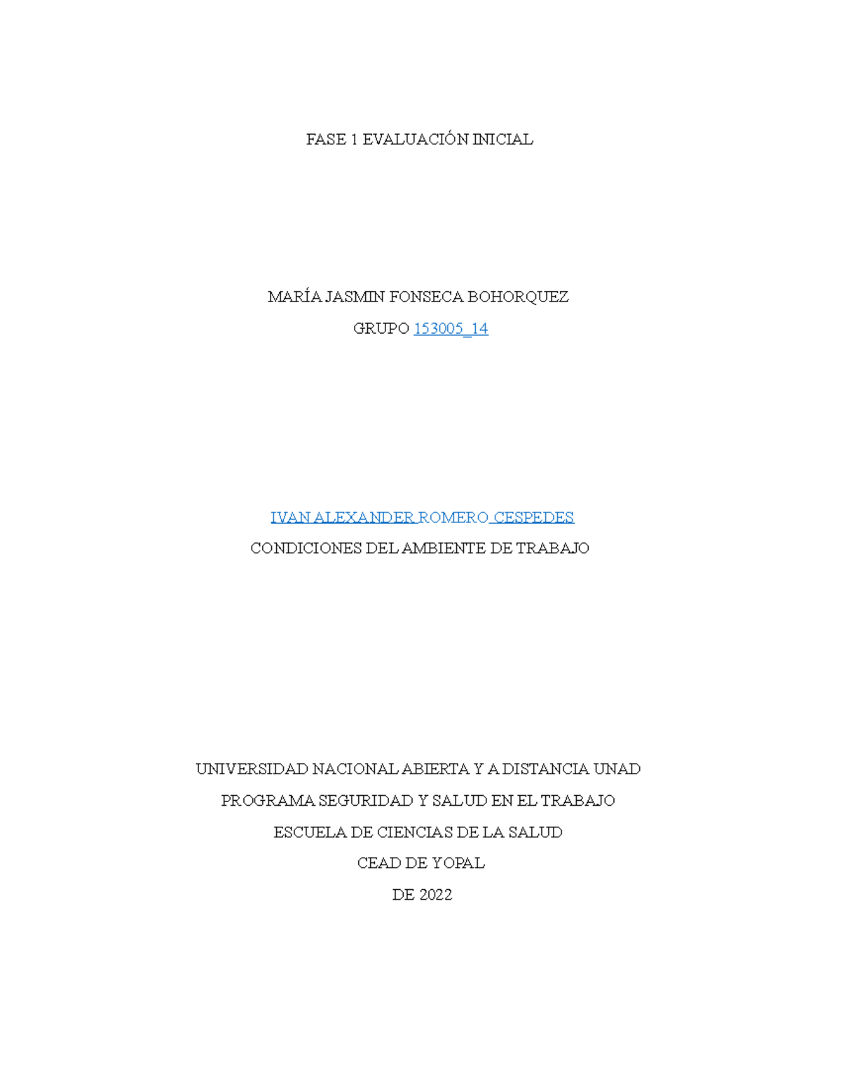 Jasmin Fonseca Grupo 153005 14 - FASE 1 EVALUACIÓN INICIAL MARÍA JASMIN ...
