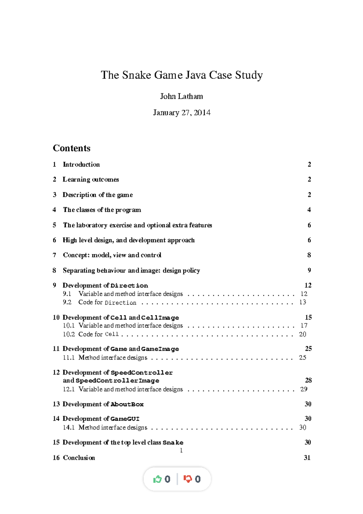 Documentation-for-snake-game-project compress - The Snake Game Java ...