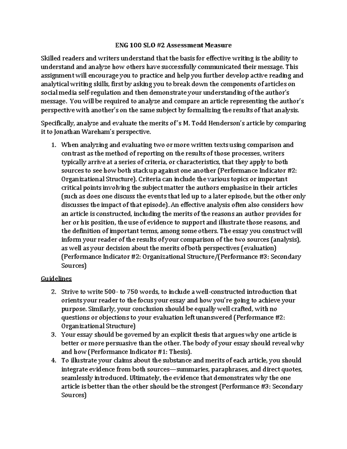 ENG 100 James Final Expository Essay Fall 2021 - ENG 100 SLO #2 ...