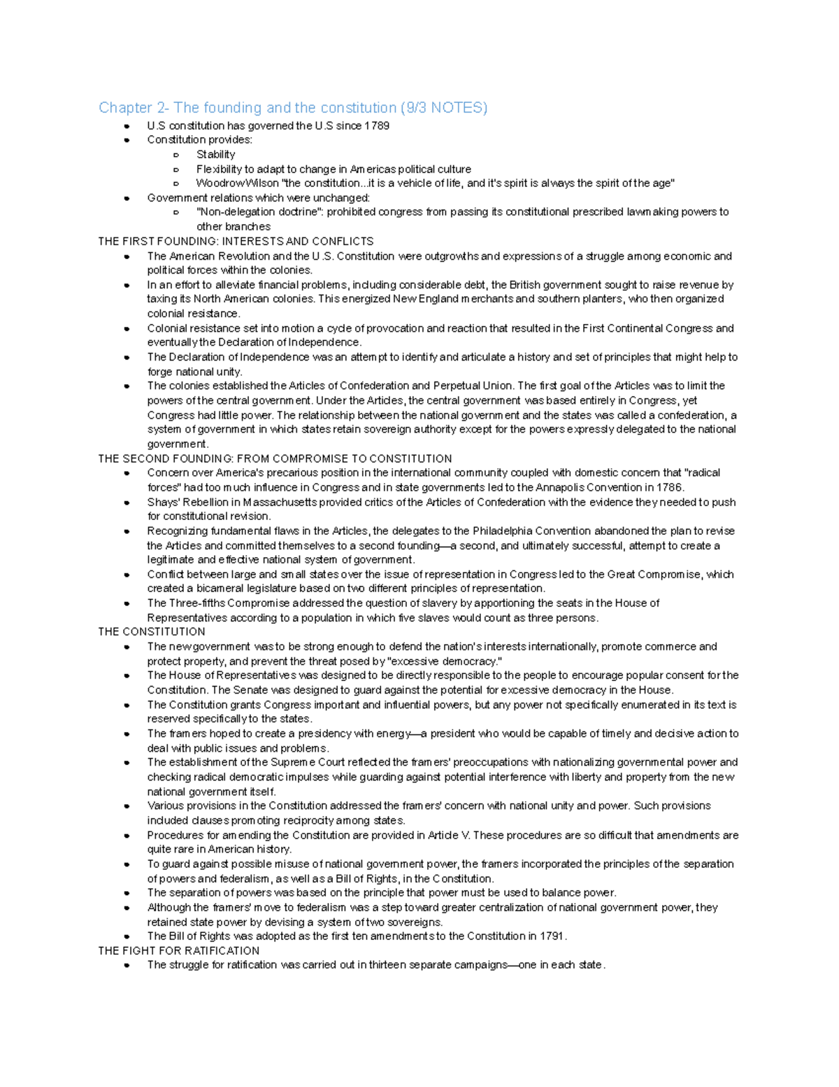 CH.2 The founding and the constitution - . is a vehicle of life, and it ...