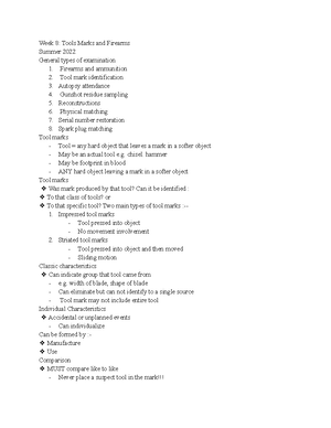 Drug Analysis - Lecture Notes - Drug Analysis Forensic Sciences Summer ...