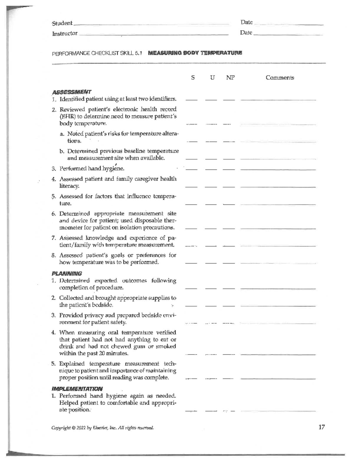 Measuring Body Temp, Assessing Radial Pulse, Apical Pulse, RR, BP, O2 ...