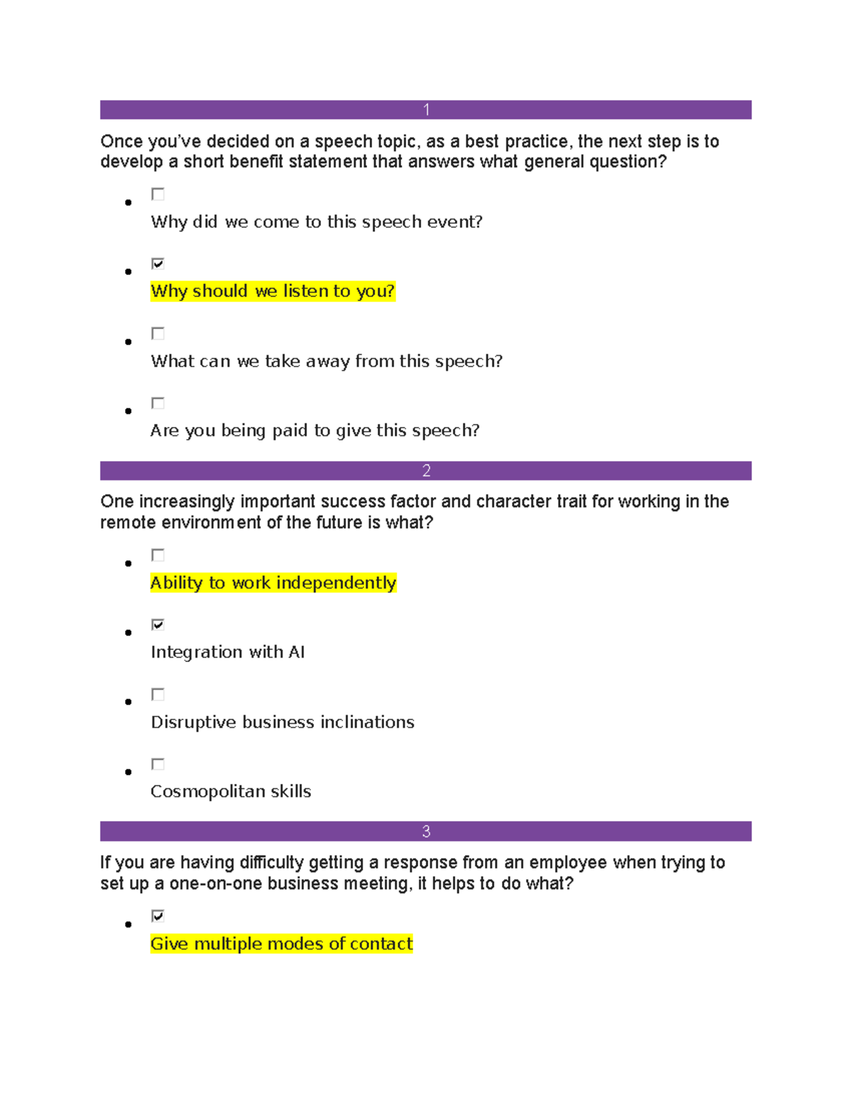 Business Communication Unit 4 Milestone 4 - 1 Once you’ve decided on a ...
