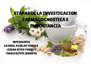 Control DE Calidad DE Drogas Naturales - CONTROL DE CALIDAD DE DROGAS ...