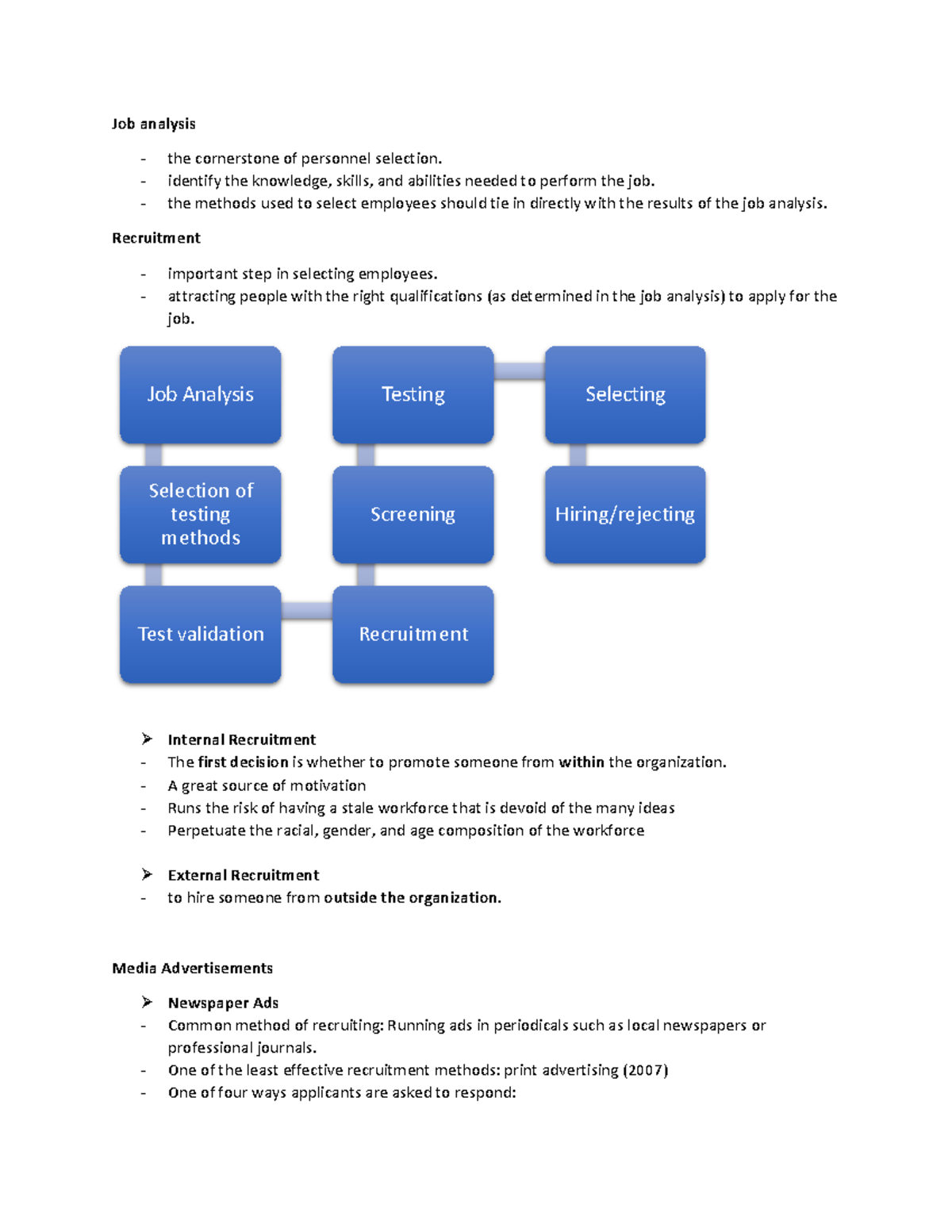 Chapter 4 - This is my notes from our referenced Industrial Psychology ...