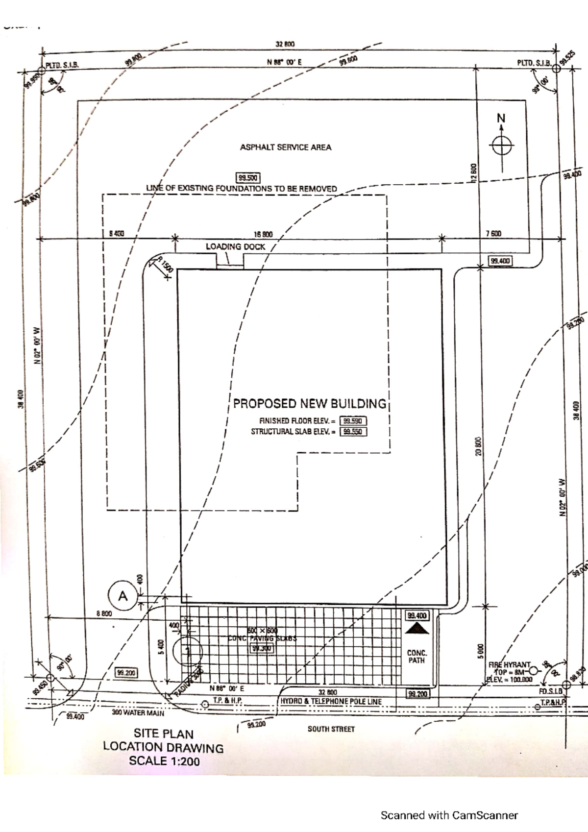 Mr F - Doncaster Drawings Site Plan - 32 800 PLTD.S.I. N 88° 00' E PLTD ...