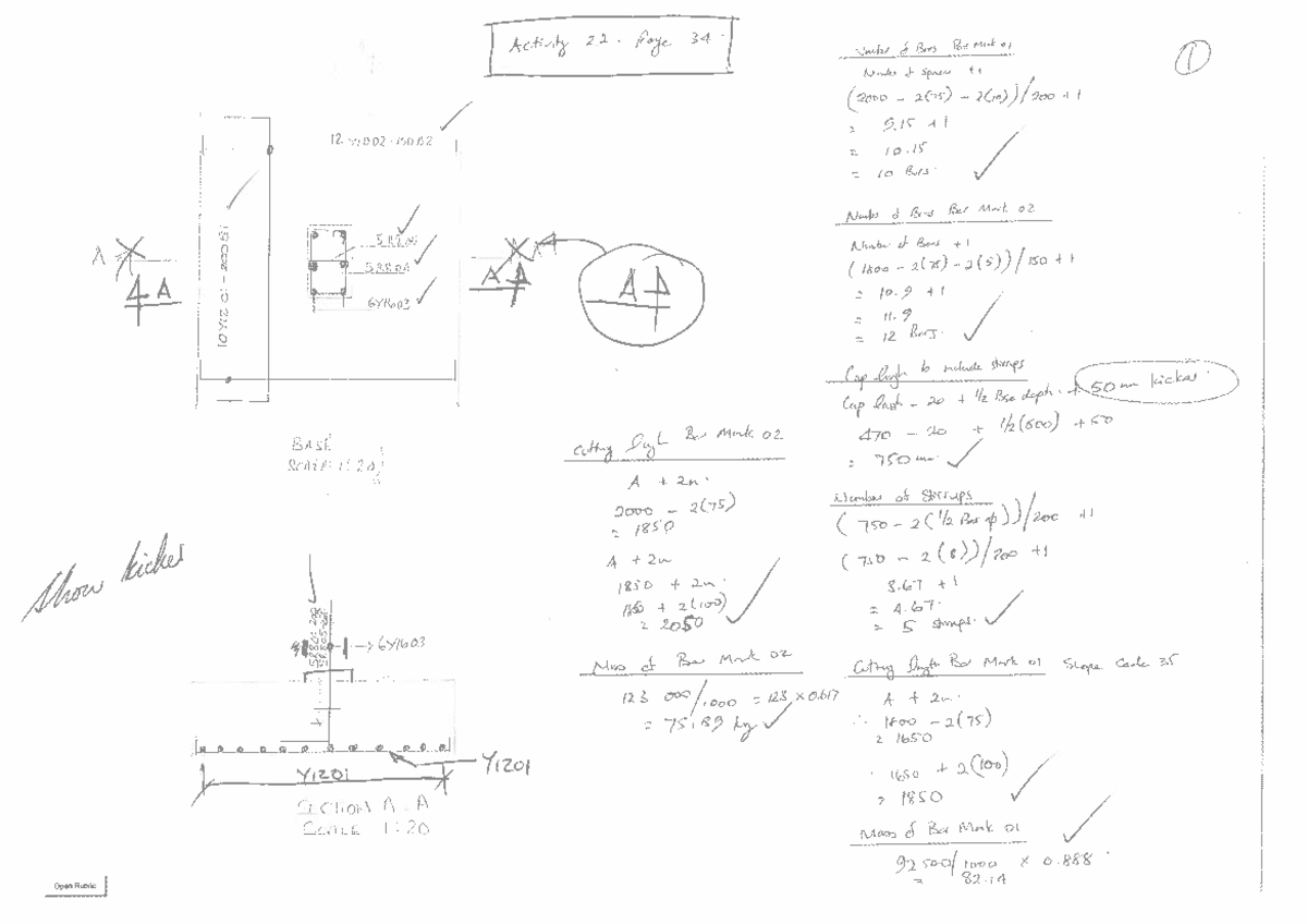 Activity 2 - Worked for the bending schedule - Activity 22. Raye 34 of ...