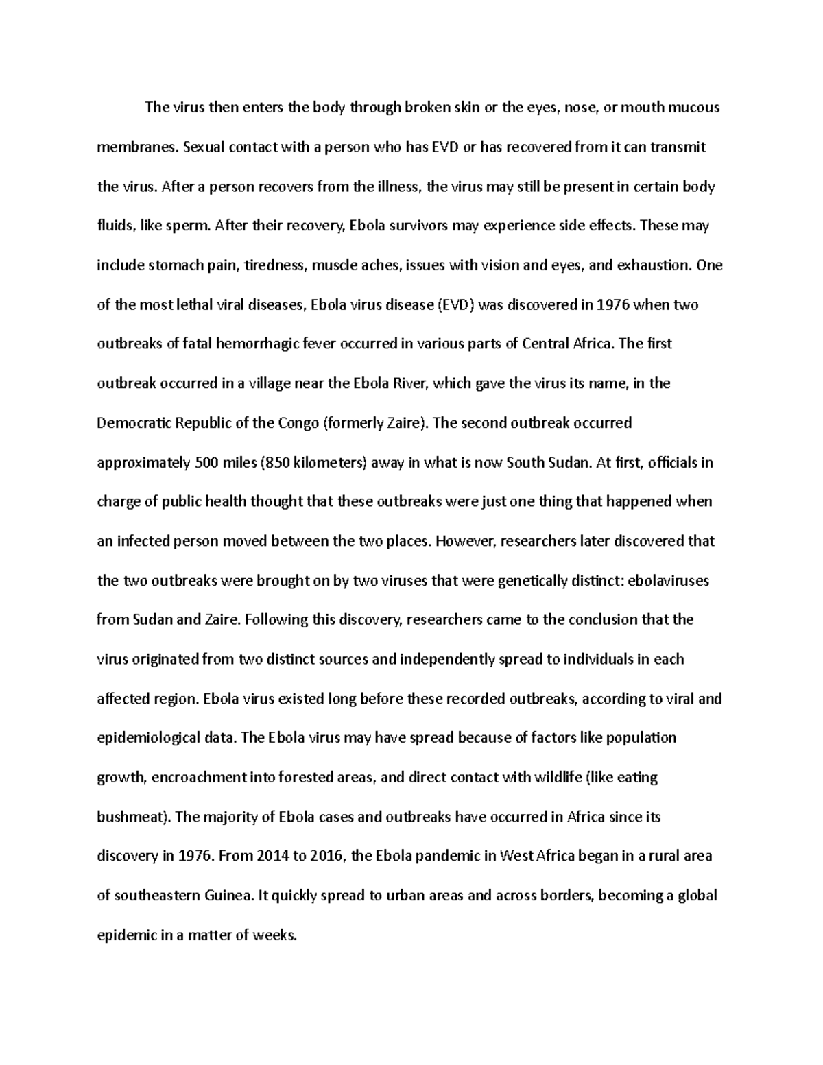 How virus enters the body - The virus then enters the body through ...