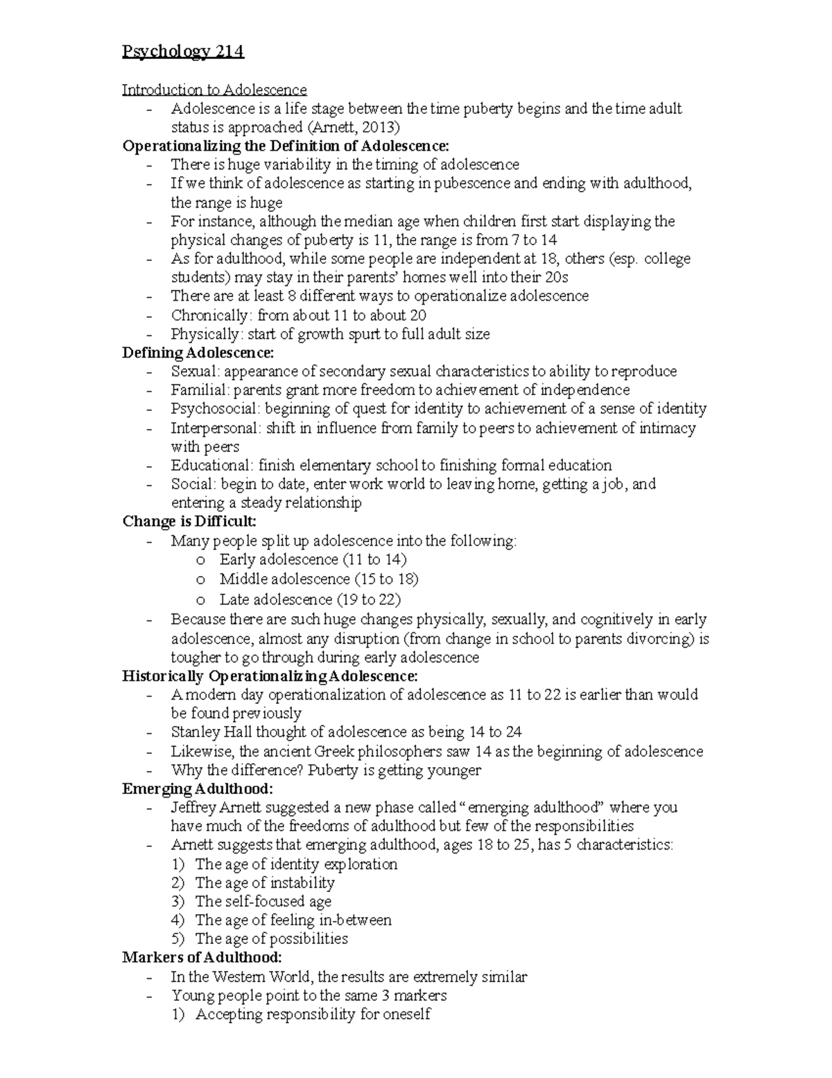 An Introduction to Theories of Personality Psychology 214 - Psychology ...