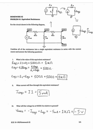 Homework 09 - HOMEWORK 09 18-100 INTRODUCTION TO ELECTRICAL AND ...