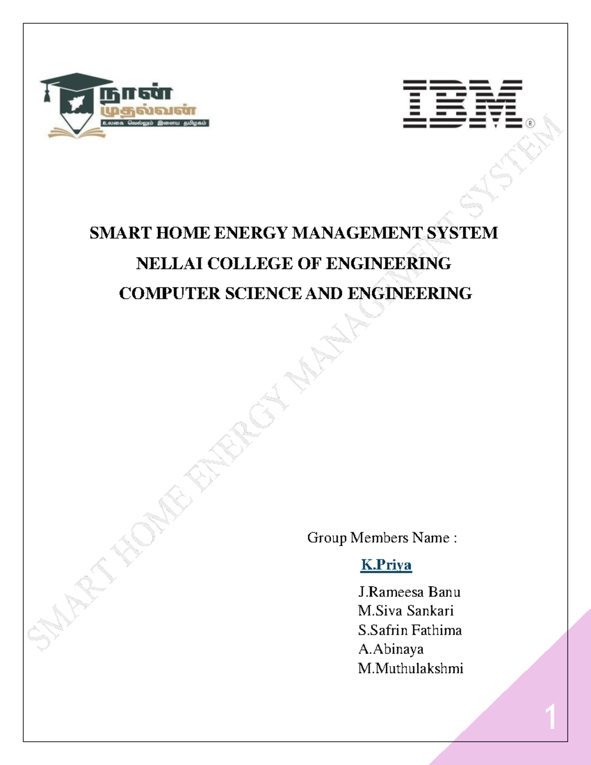Smart home - Kkkkkkkkk - SMART HOME ENERGY MANAGEMENT SYSTEM NELLAI ...