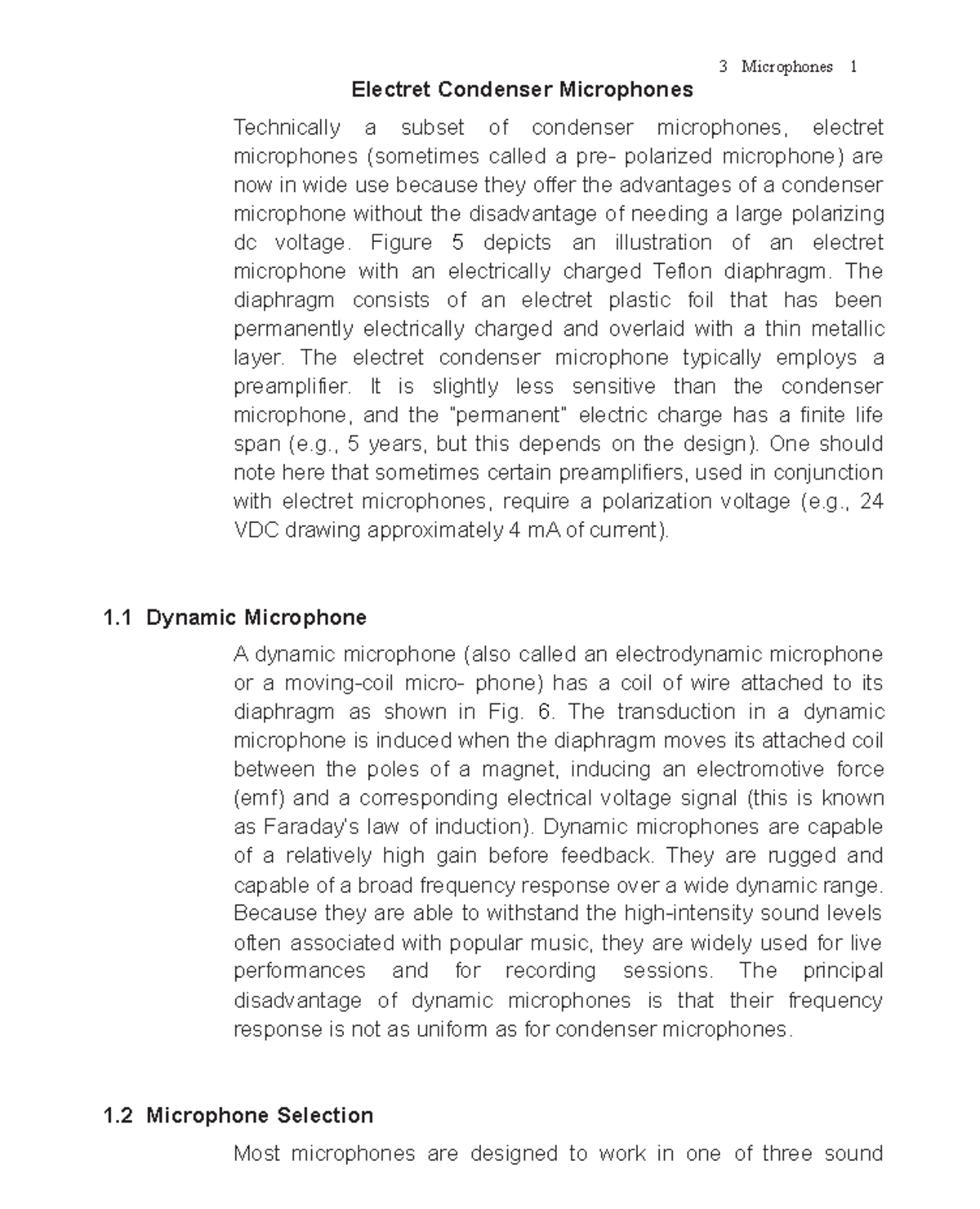 Electret Condenser Microphones - Electret Condenser Microphones ...