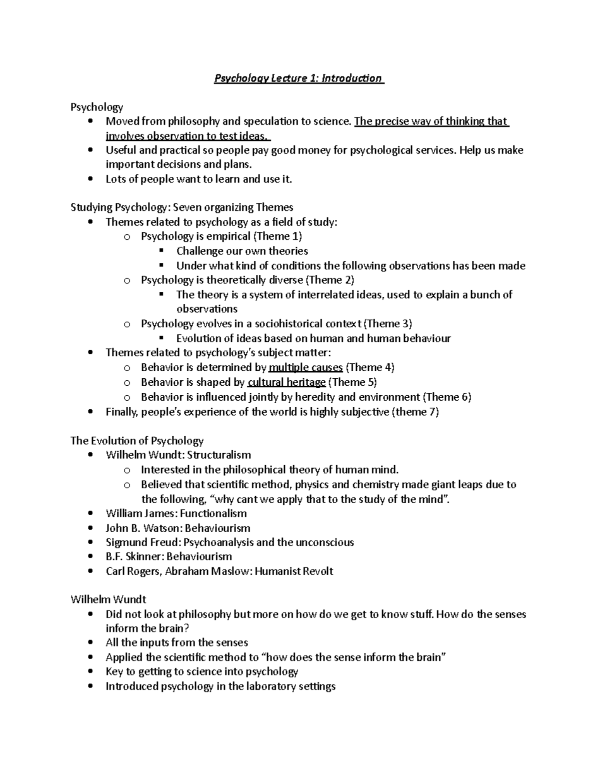 Psychology Lecture - The precise way of thinking that involves ...