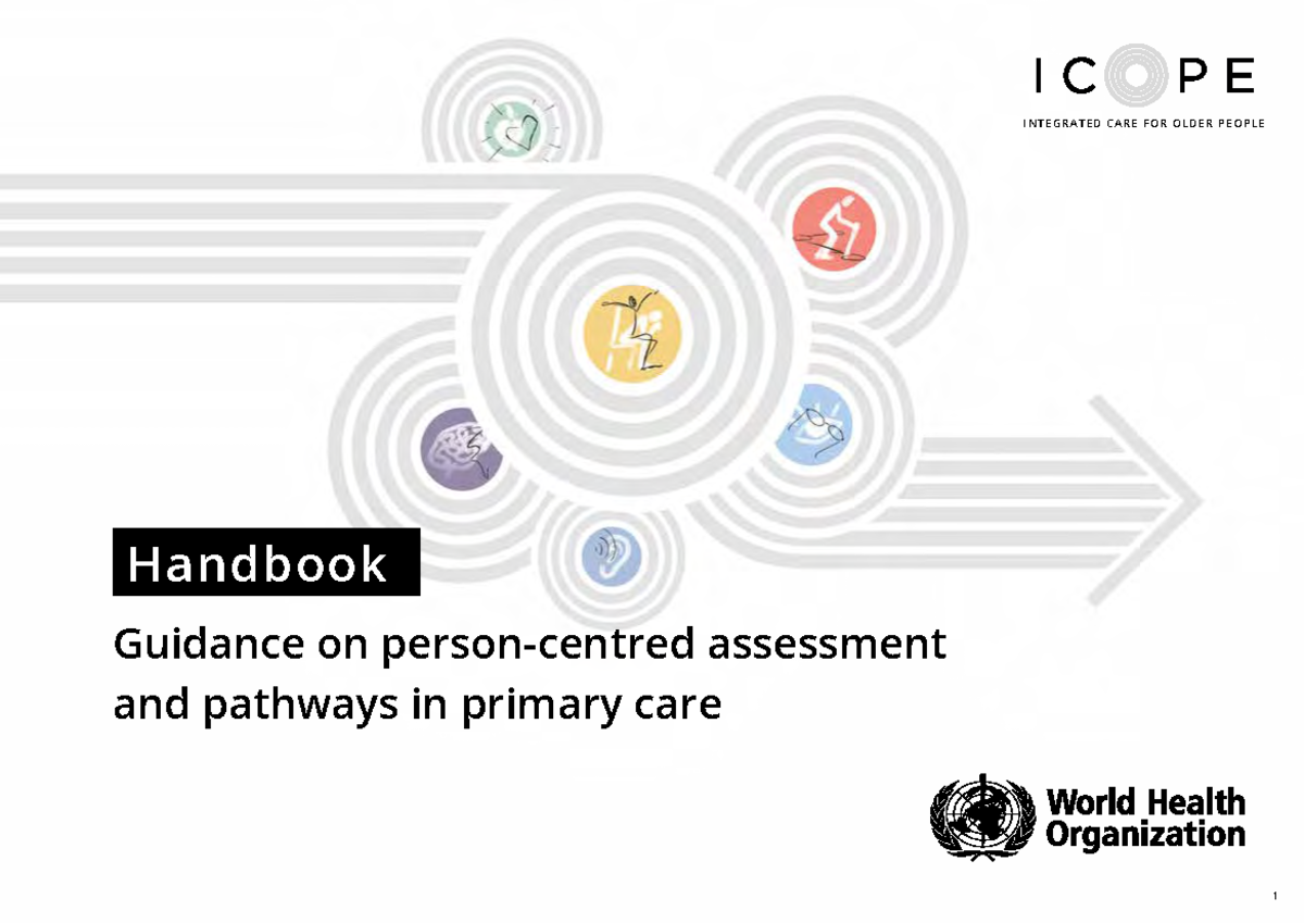 WHO- Icope-eng - Integrated care for older person - I N T E G R A T E D ...