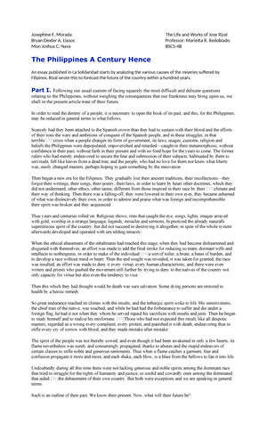 Handout National Symbols OF THE Philippines - REPUBLIC OF THE ...