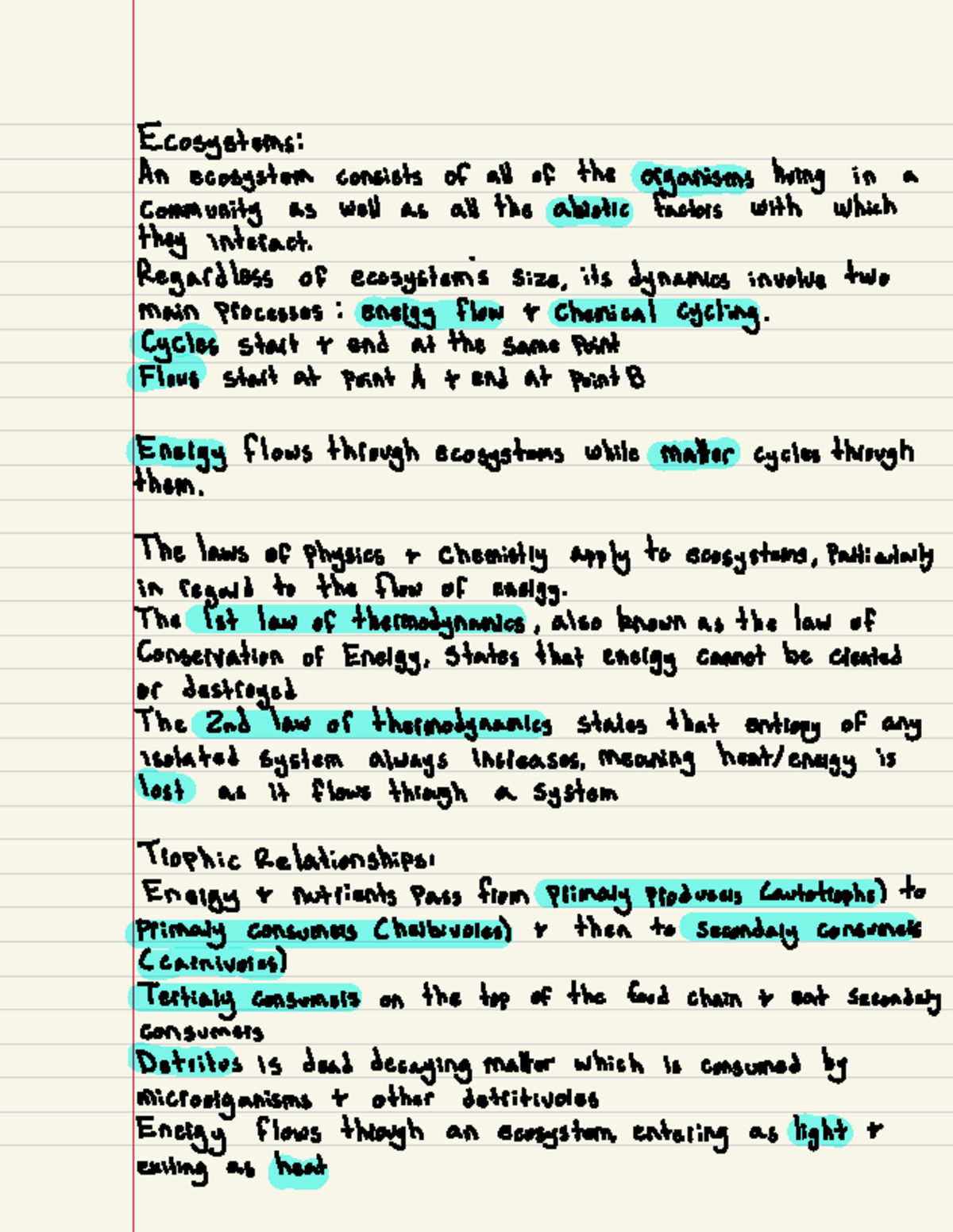 Ecosystems - Ecosystems : An ecosystem consists of all of the ...