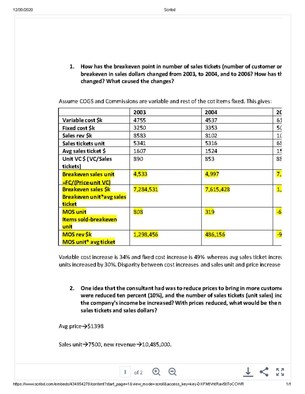 Hall - ASSIGNMENT COST MANAGEMENT - 12/30/2020 Scribd - Studocu