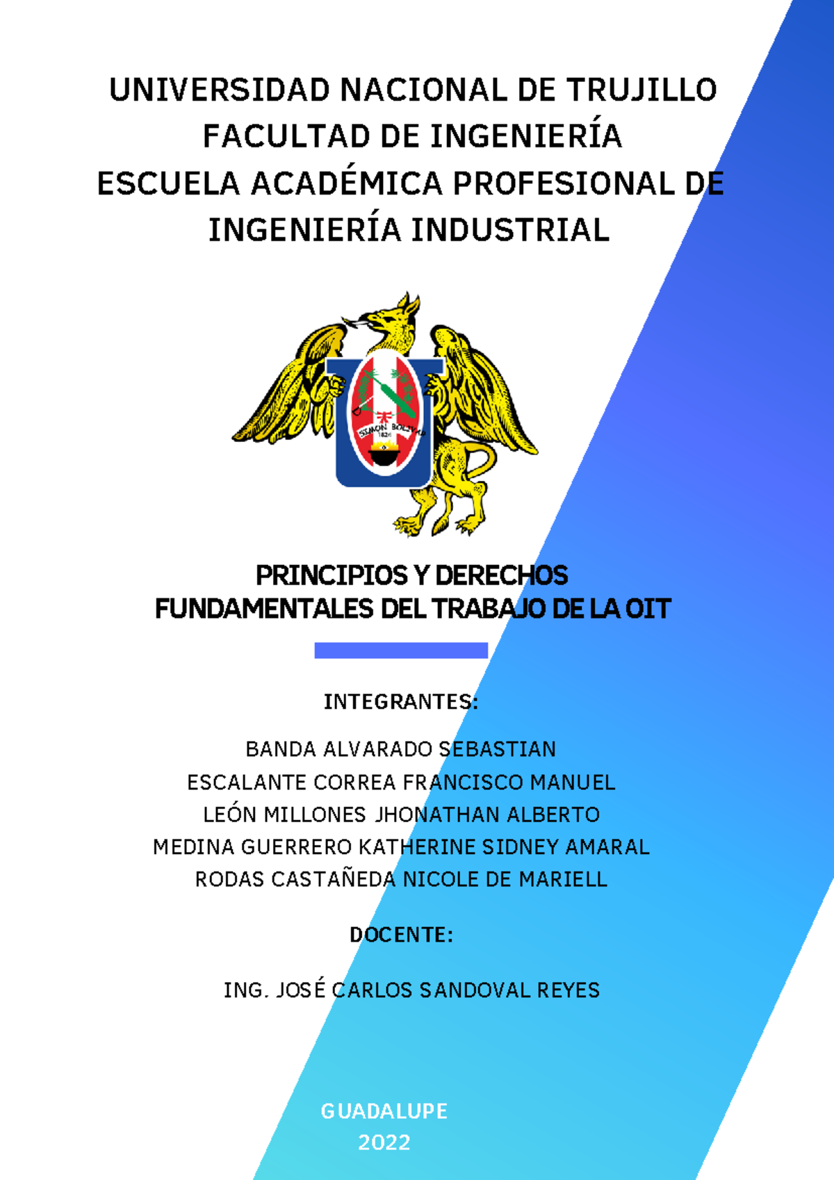 Grupo 04 RSC Semana 06 OIT - PRINCIPIOS Y DERECHOS FUNDAMENTALES DEL ...