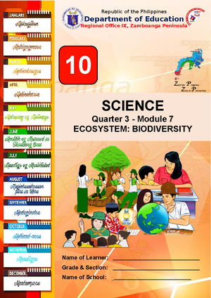 Learning PLAN ESP - To share and give knowledge. - Unit Learning Plan for Modular Distance ...