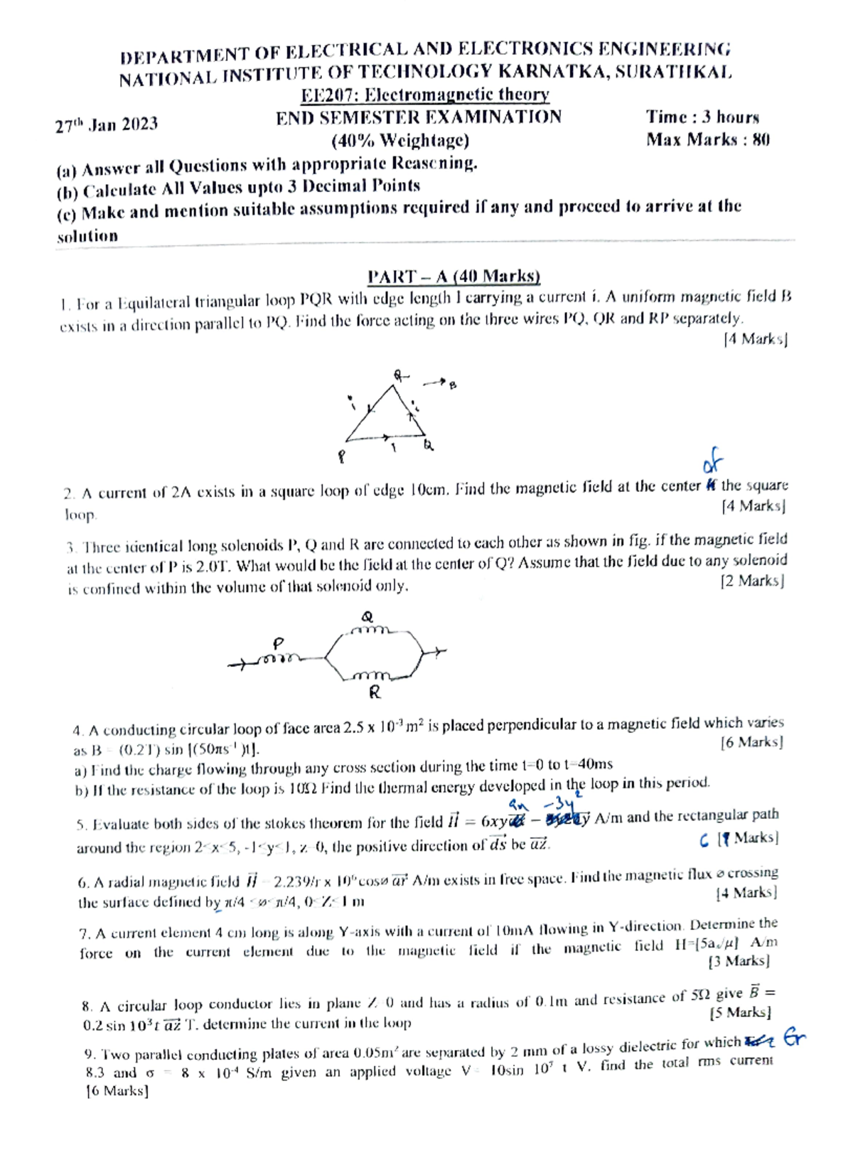 EE207 - End Sems - end sems - DEPARTMENT OF ELECTRICAL AND ELECTRONICS ENGINEERING NATIONAL ...