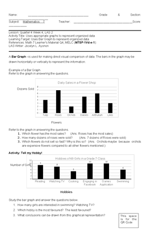 Lesson Plan in Reading - School COLON NATIONAL HIGH SCHOOL Grade Level ...