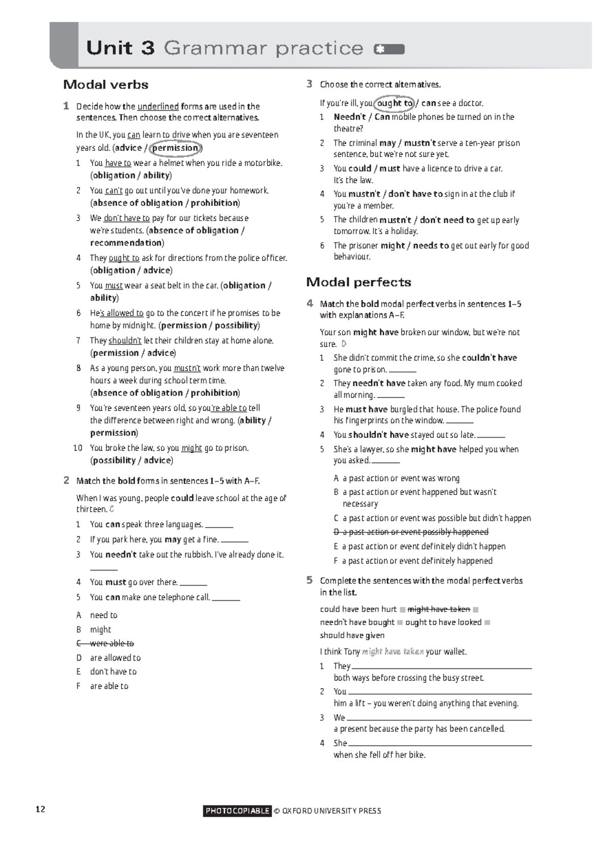 Grammar Practice unit 3 06bb84b5d53120483 c013aa96e42e407 ...