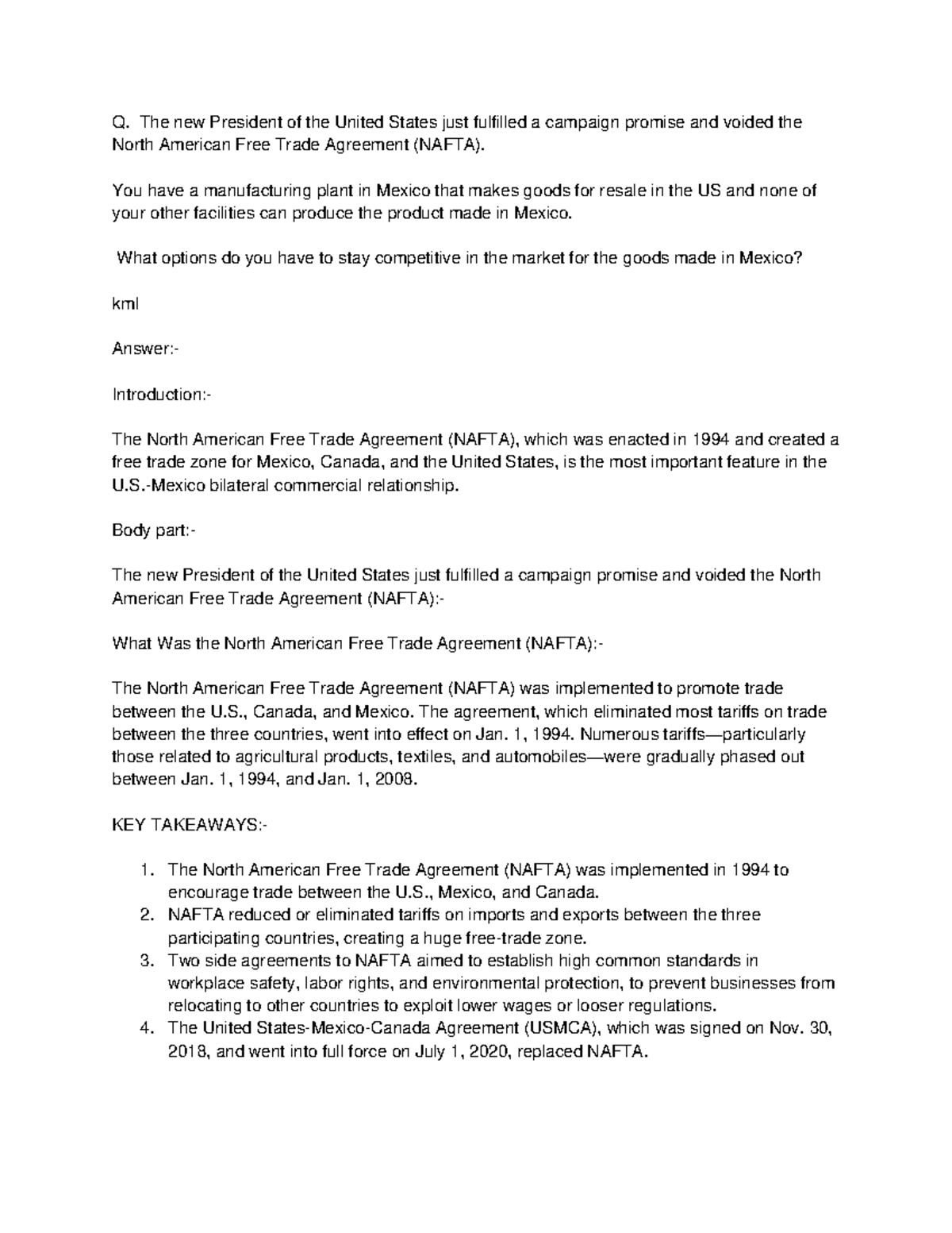 The new President of the United States just fulfilled a campaign ...