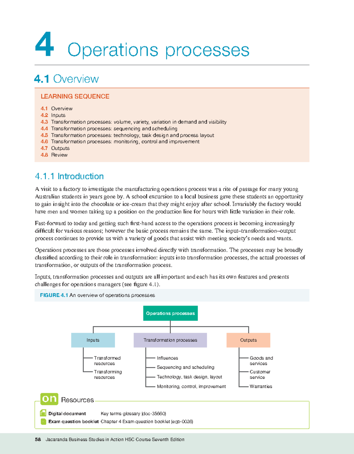 C04Operations Processes - 4 Operations processes 4 Overview ...