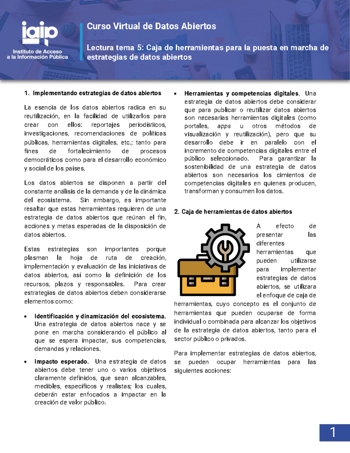 Curso Datos Abiertos Sesion 5 Lectura - Curso Virtual de Datos Abiertos Lectura tema 5: Caja de ...